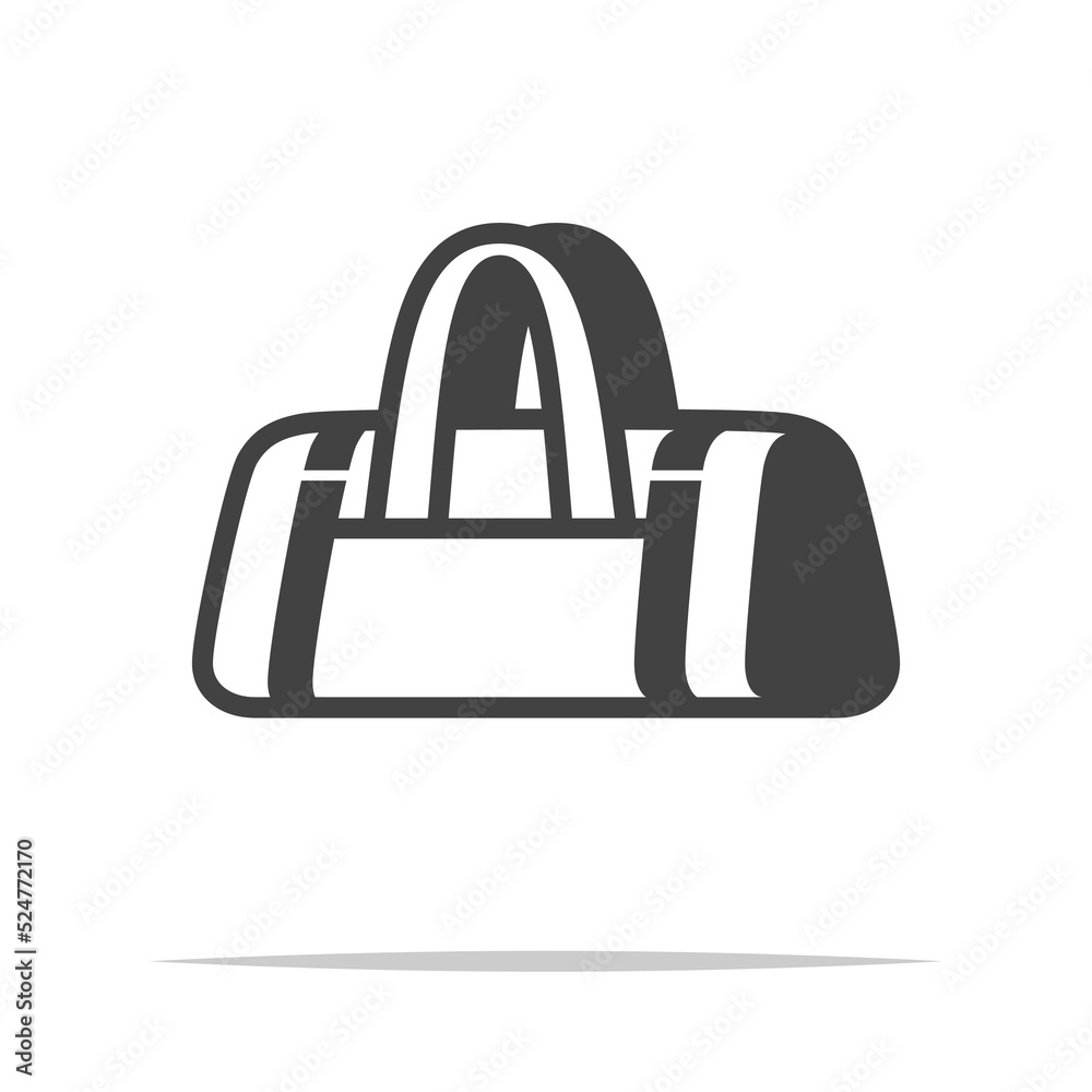 Duffle bag icon transparent vector isolated Stock Vector | Adobe Stock