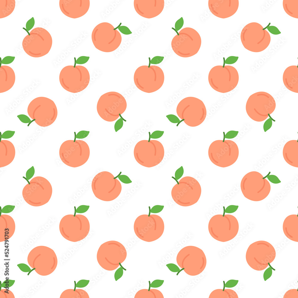 Peach Pattern Background