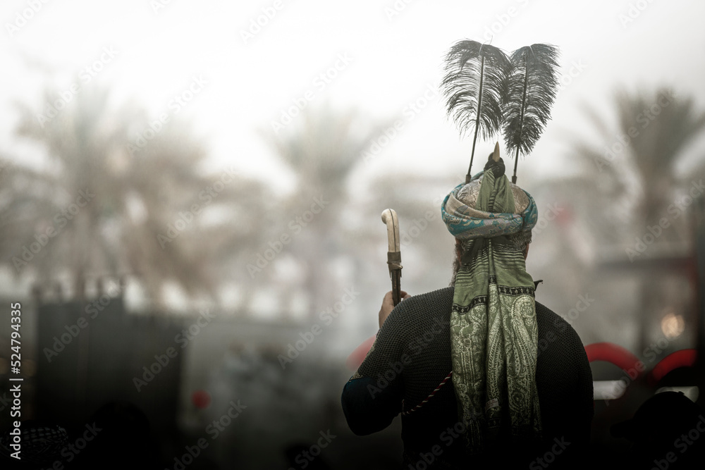 The sacred month of Muharram Ashura in Karbala, Iraq, the shrine of ...