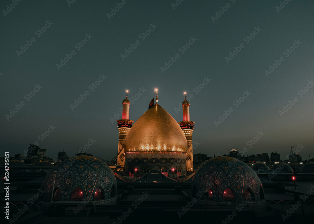 The sacred month of Muharram Ashura in Karbala, Iraq, the shrine of ...