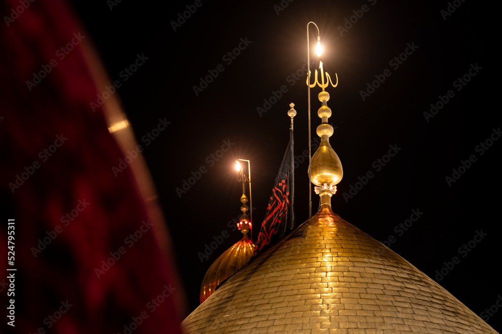 The sacred month of Muharram Ashura in Karbala, Iraq, the shrine of ...