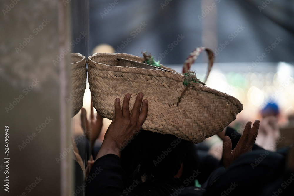 The sacred month of Muharram Ashura in Karbala, Iraq, the shrine of ...