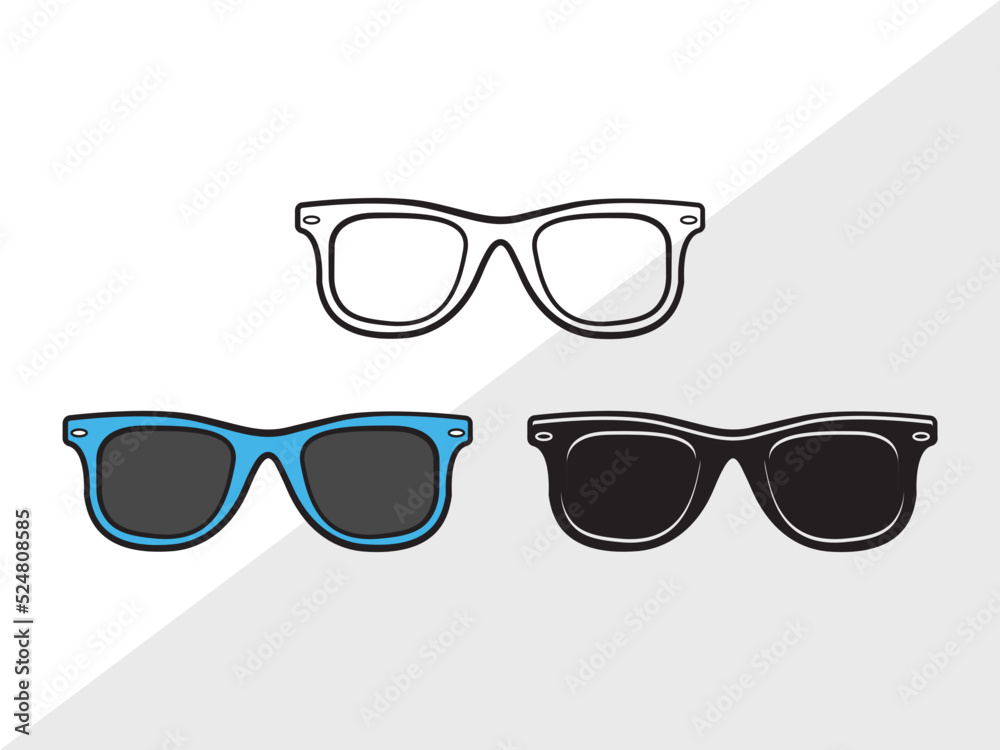 Sunglass Clipart SVG, Sunglass Svg, Aviators Sunglasses Svg, Spectacles ...