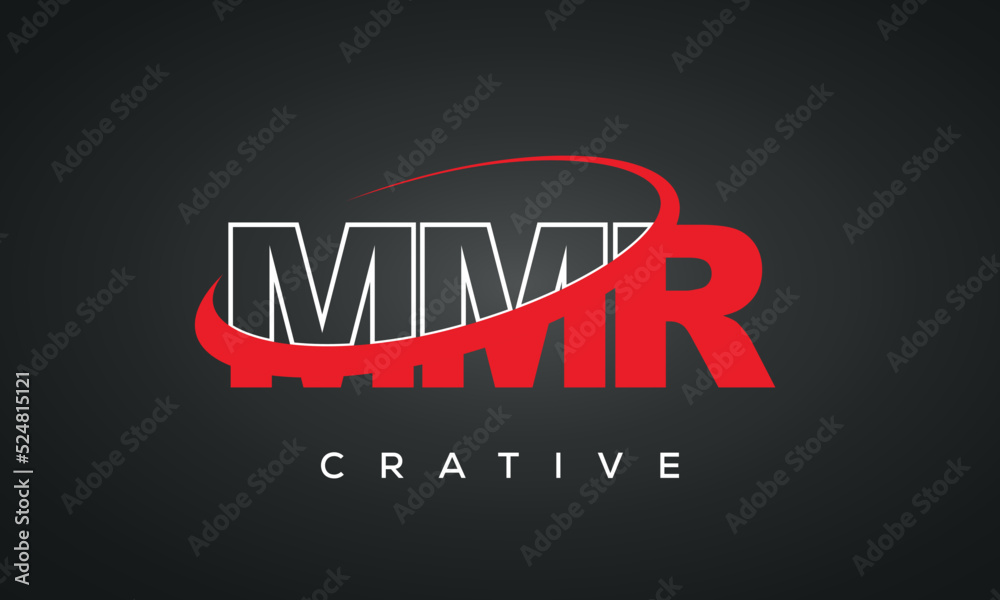 MMR letters typography monogram logo , creative modern logo icon with ...