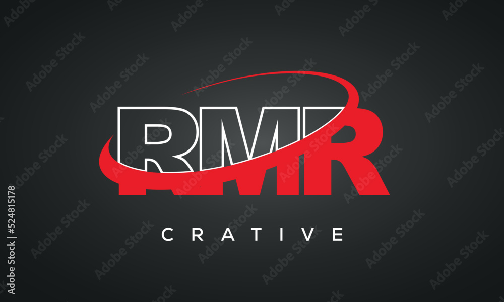 RMR letters typography monogram logo , creative modern logo icon with ...