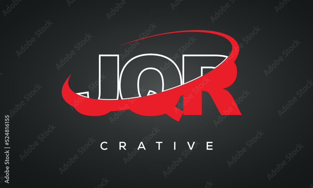 JQR letters typography monogram logo , creative modern logo icon with ...