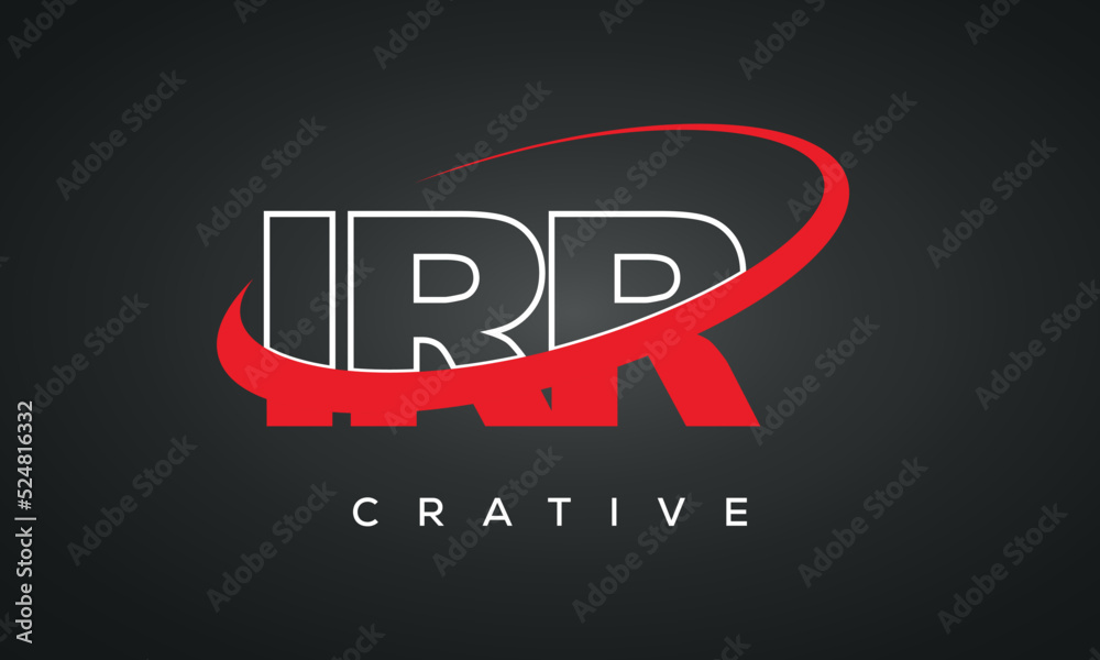 IRR letters typography monogram logo , creative modern logo icon with ...