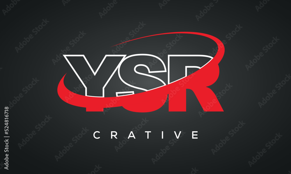 YSR letters typography monogram logo , creative modern logo icon with ...