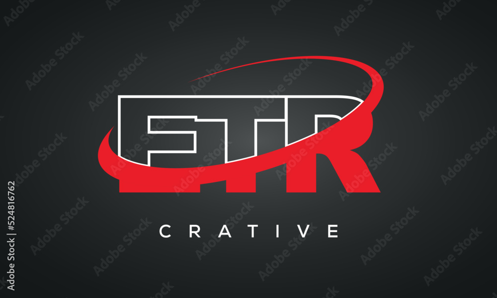 ETR letters typography monogram logo , creative modern logo icon with ...