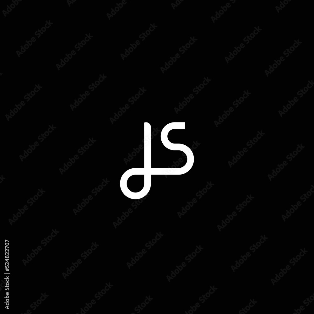 LS LS Logo Design, Creative Minimal Letter LS LS Monogram Stock Vector ...