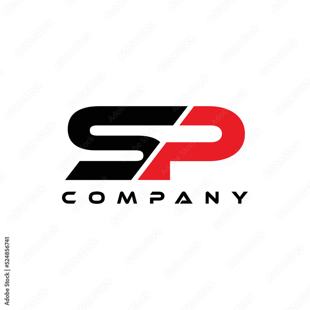 Letter SP Company Logo Design Stock Vector Adobe Stock Letter SP Company Logo Design Stock Vector Adobe Stock