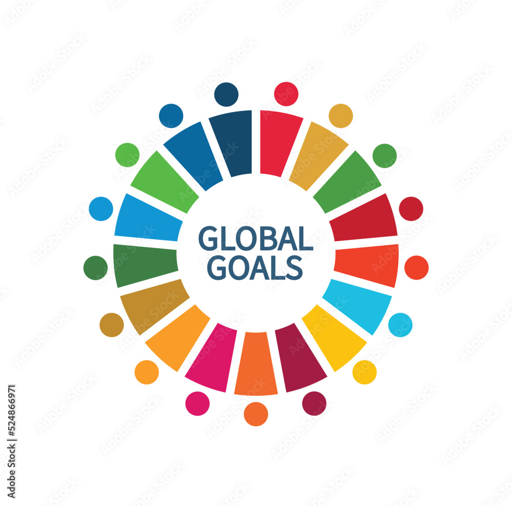 Sustainable Development Goals Logo Agenda 2030 Vector Illustration