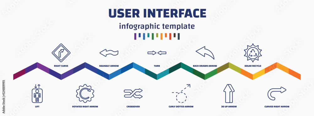 infographic template with icons and 11 options or steps. infographic ...