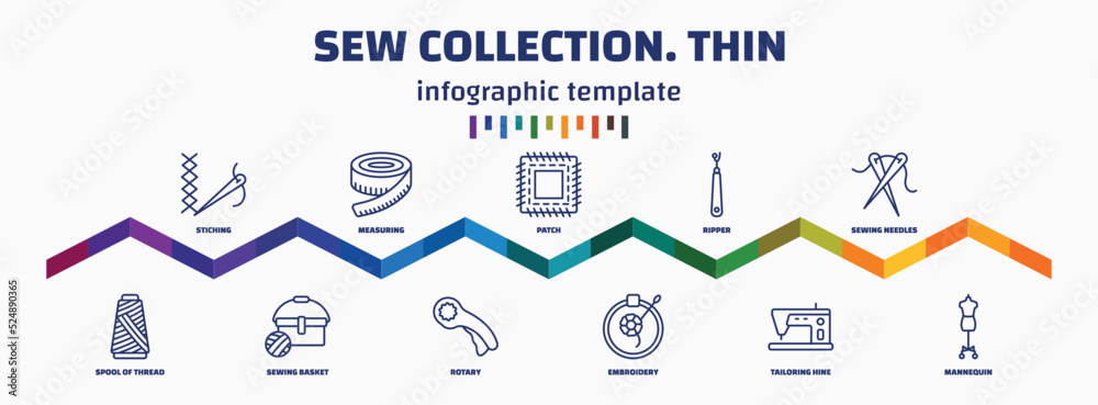 infographic template with icons and 11 options or steps. infographic ...