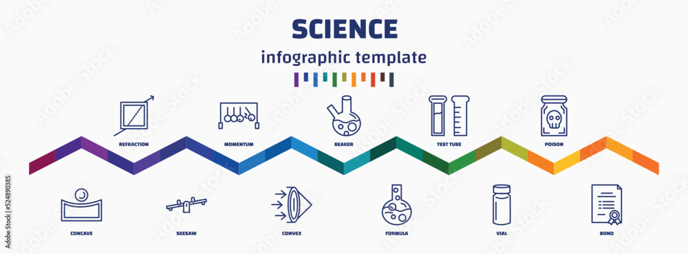 infographic template with icons and 11 options or steps. infographic ...