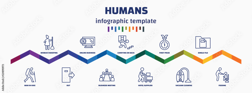 infographic template with icons and 11 options or steps. infographic ...