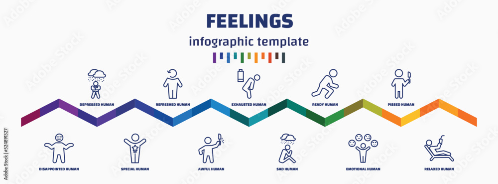 infographic template with icons and 11 options or steps. infographic ...