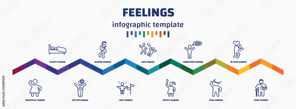 infographic template with icons and 11 options or steps. infographic ...