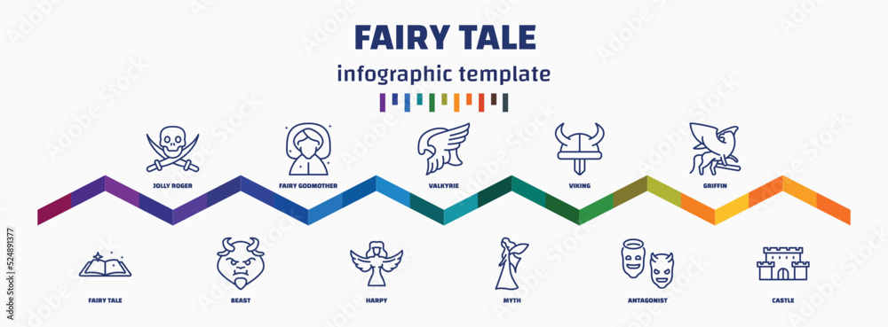 infographic template with icons and 11 options or steps. infographic ...
