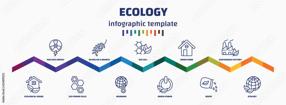 infographic template with icons and 11 options or steps. infographic ...
