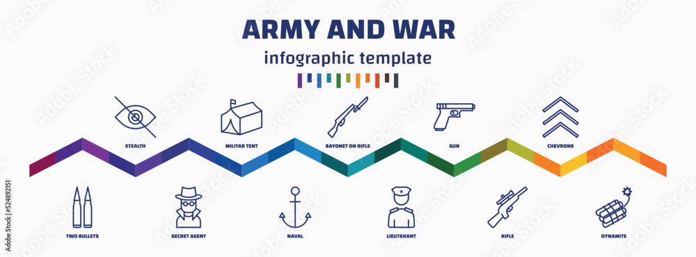 infographic template with icons and 11 options or steps. infographic ...