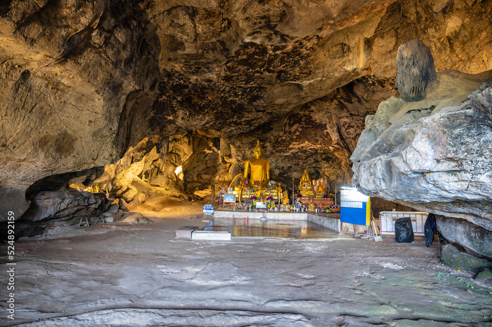 kanchanaburi.thailand-16.01.2022:Tham krasae at kanchanaburi.Tham ...
