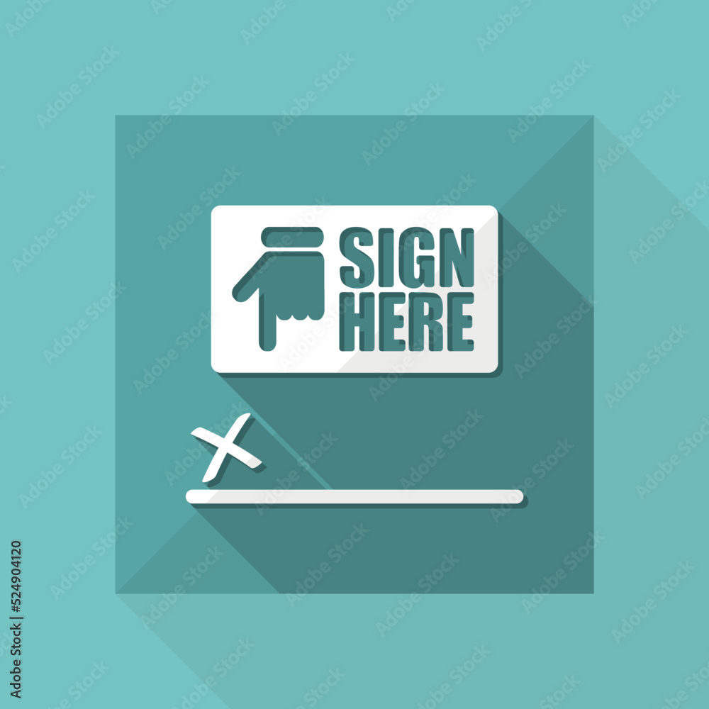 Sign On Document Stock Vector Adobe Stock sign-on-document-stock-vector-adobe-stock