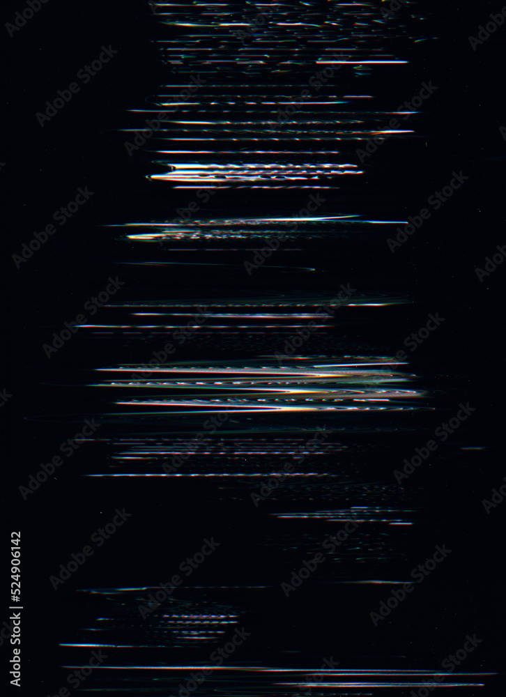Glitch noise overlay. Digital artifacts. Electronic defect. Photo ...