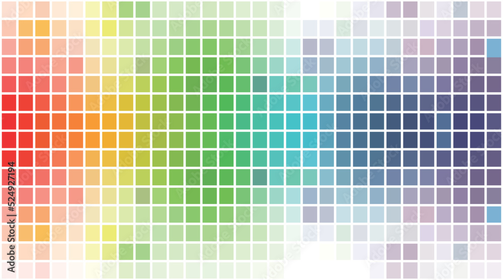 Color palette. Table color shades. Color harmony. Trend colors. Vector ...