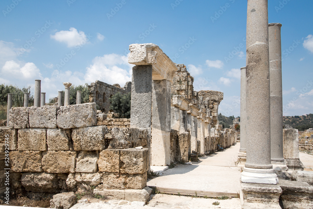 The Palestra, building dedicated to Emperor Claudius (AD 41-45 ...