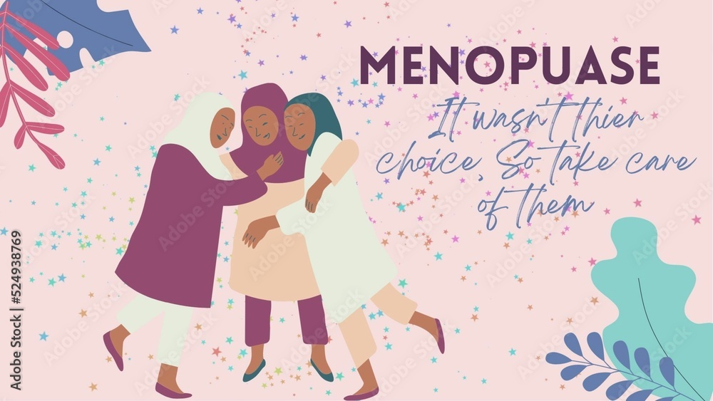 Old women illustration, women illustration, menopause awareness ...