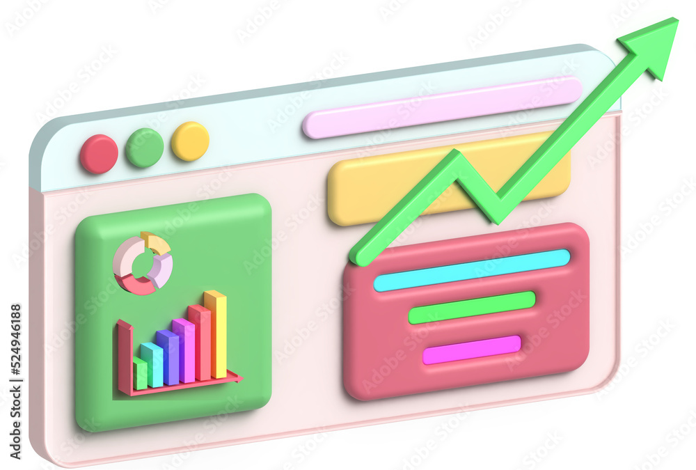 Graph and charts task management icon set.Gradient infographic.Charts ...
