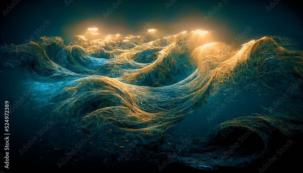 Rough Ocean From Above