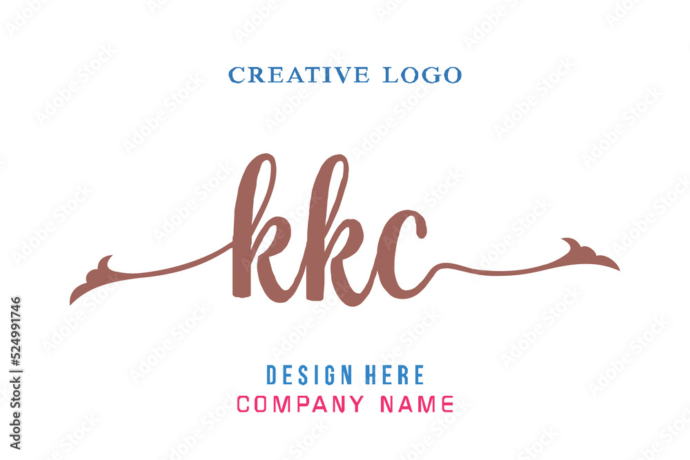 KKC lettering, perfect for company logos, offices, campuses, schools ...