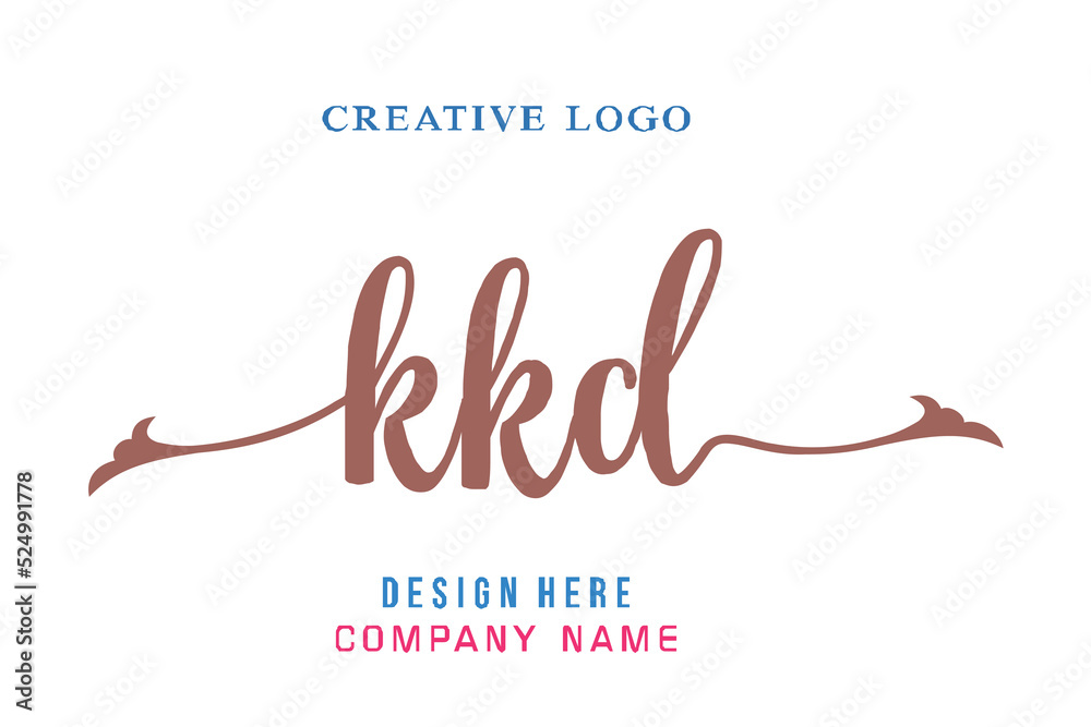 KKD lettering, perfect for company logos, offices, campuses, schools ...