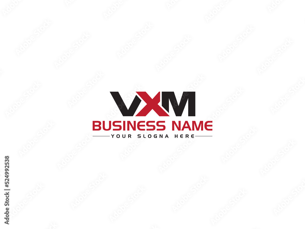 Simple VXM v x m Logo Letter Vector Icon Design For Your Modern ...