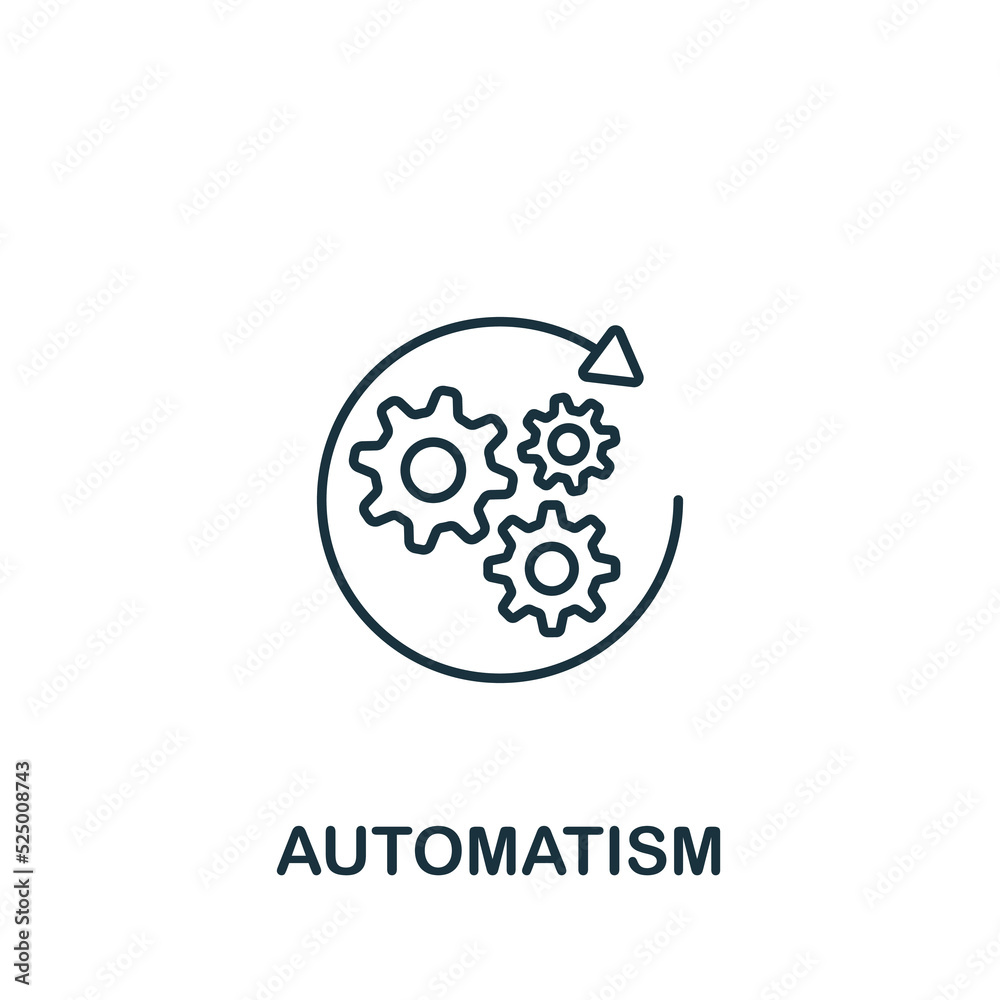 Automatism icon. Line simple icon for templates, web design and ...