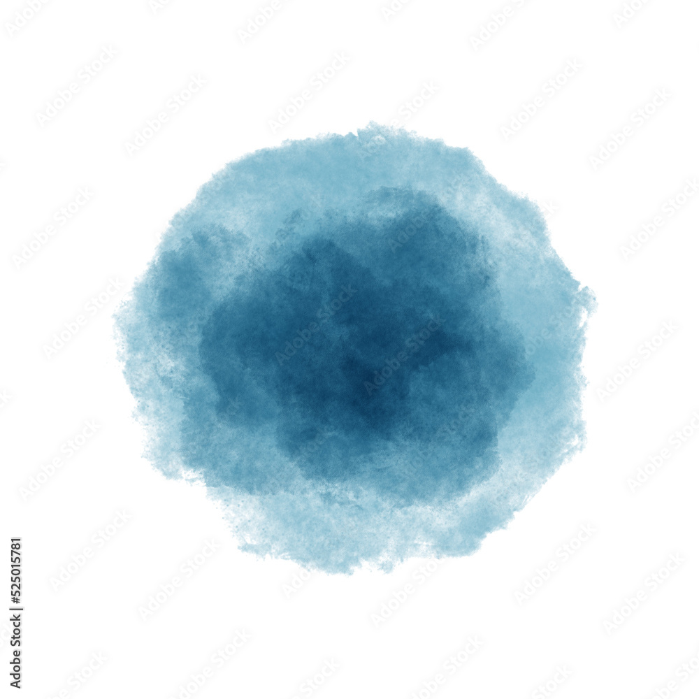 blue watercolor splotch paint shape png. Stock Illustration | Adobe Stock