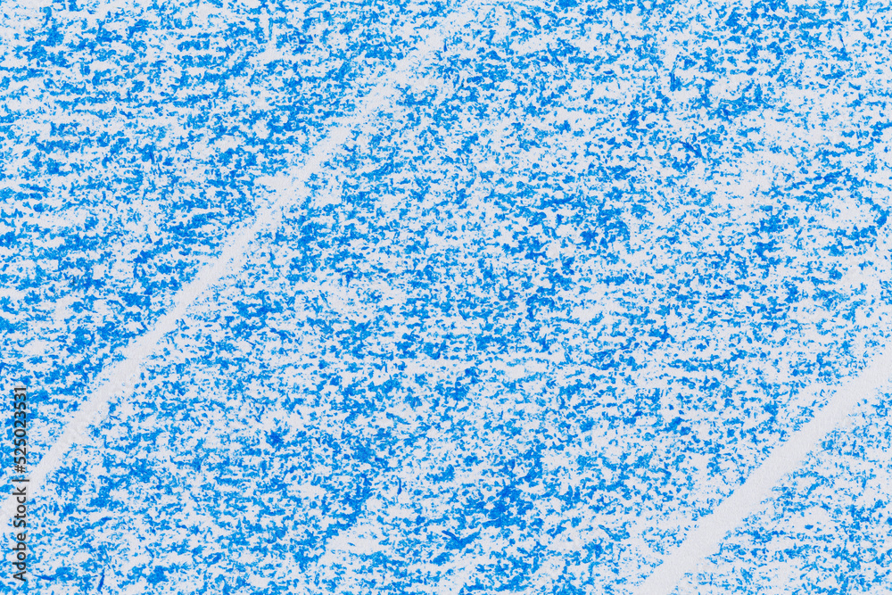 Wax crayon hand drawing blue background Stock Photo | Adobe Stock