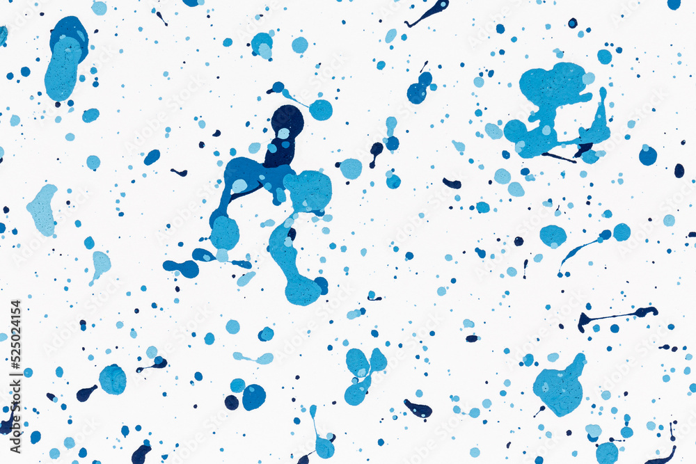 Blue paint drops texture background blue color Stock Photo | Adobe Stock