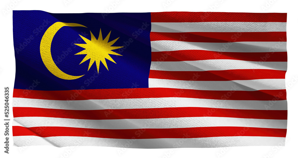 Malaysia waving flag with dot texture. Best background for Malaysia ...