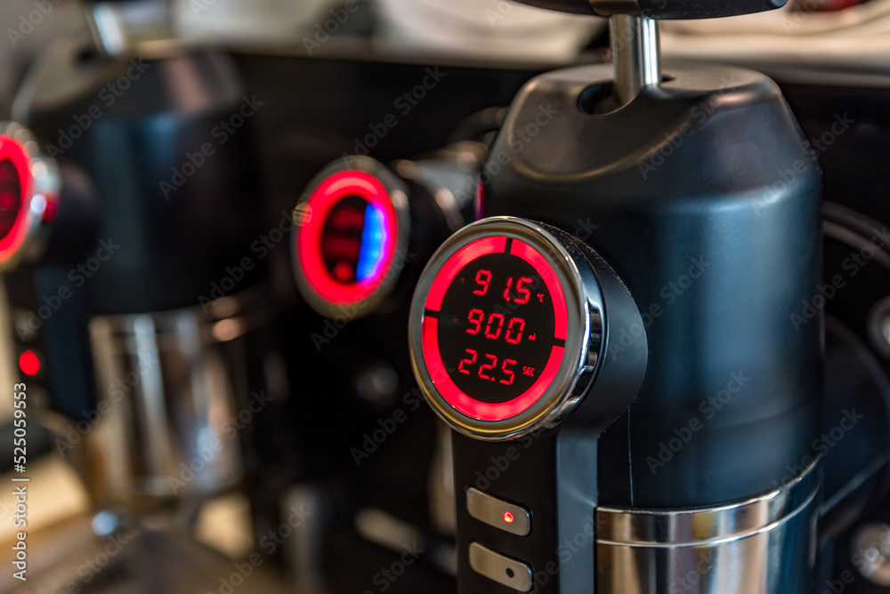 Espresso coffee machine ready for making coffee Stock Photo | Adobe Stock