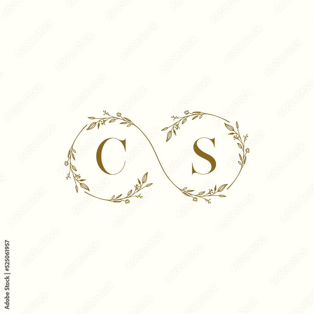 CS infinity wedding logo initial logo design which is good for branding ...