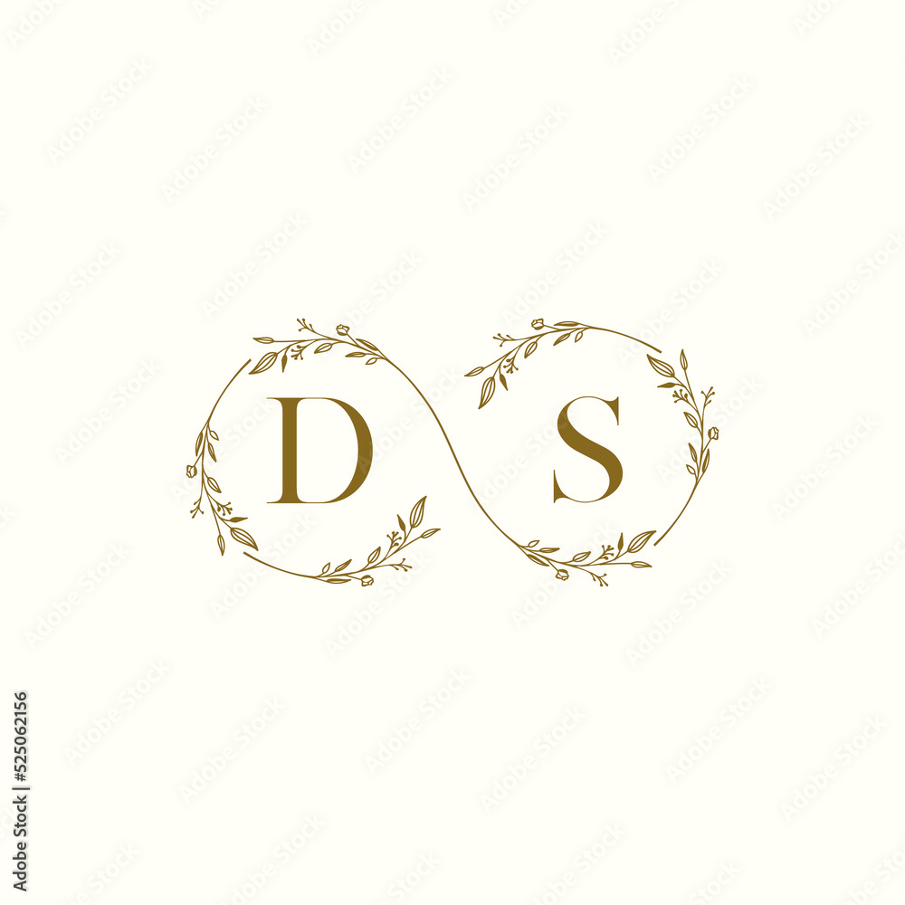 DS infinity wedding logo initial logo design which is good for branding ...