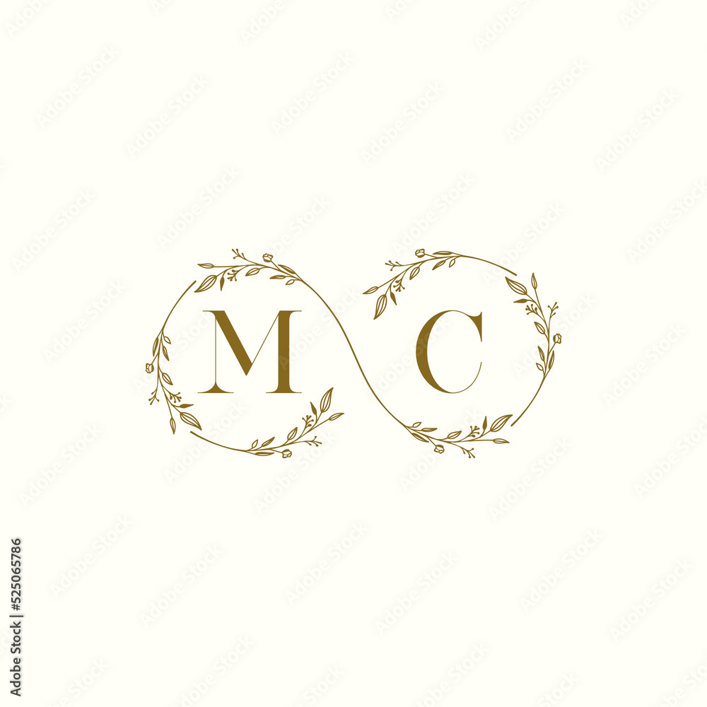 MC infinity wedding logo initial logo design which is good for branding ...