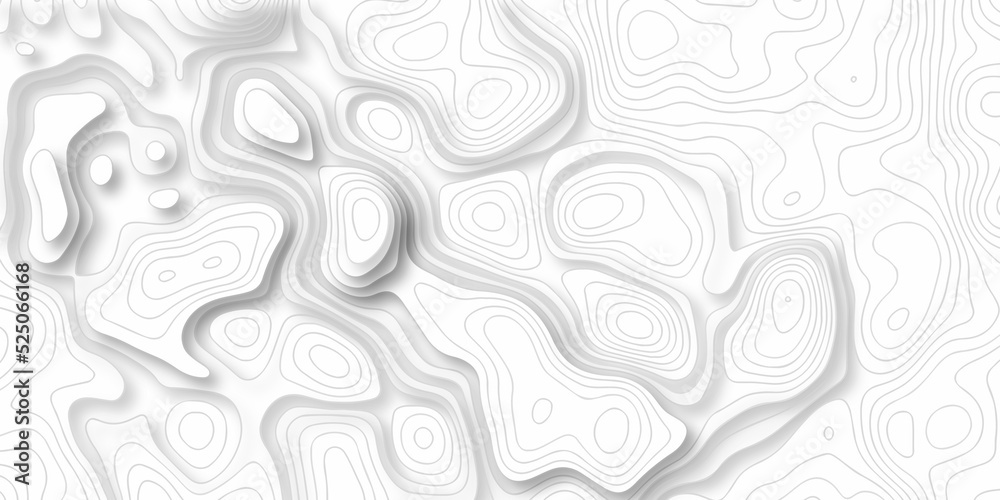 abstract vactor white lines pattern and Topographic and maunt,river,sea ...