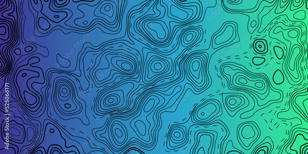 Topographic map background. Line topography map contour background ...