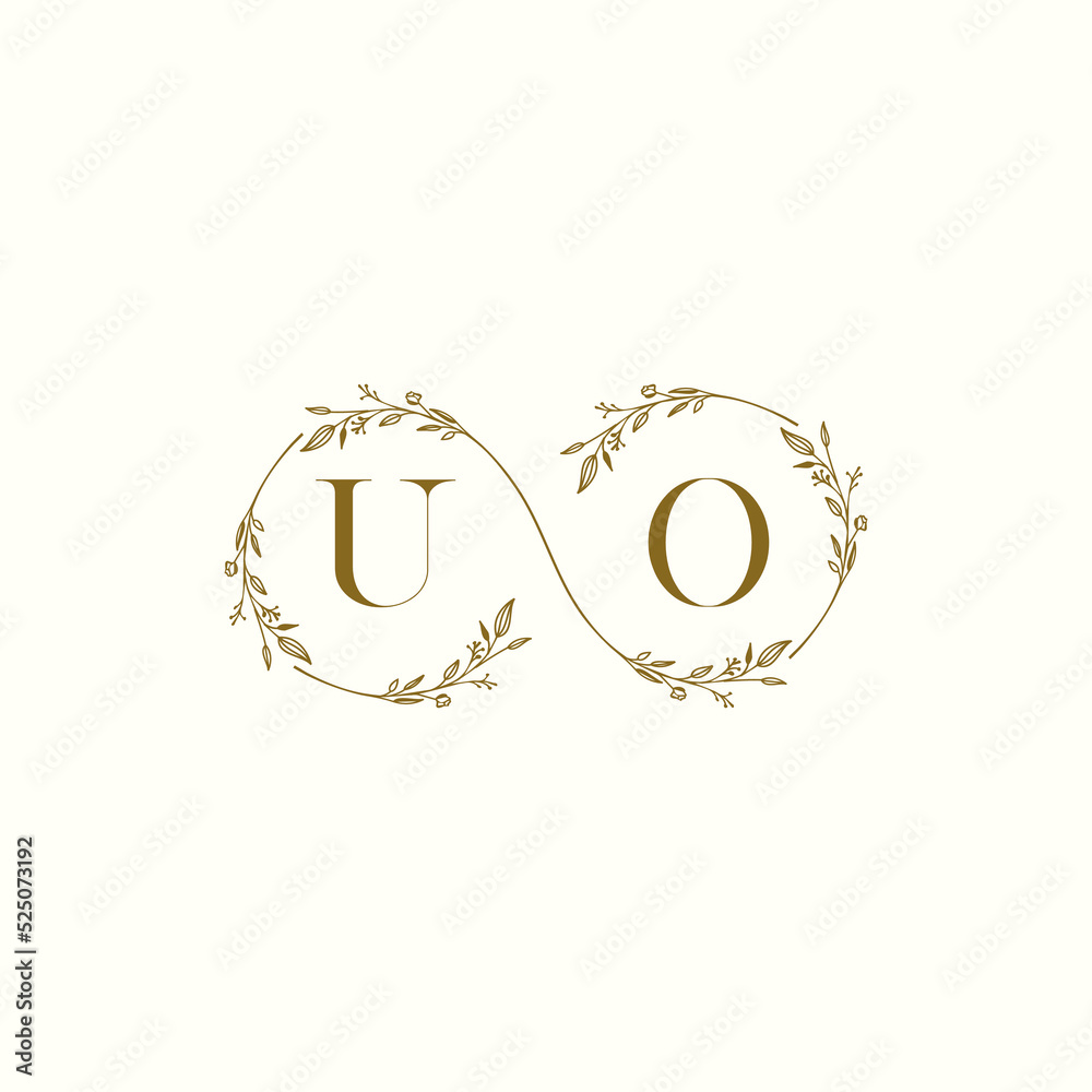 UO infinity wedding logo initial logo design which is good for branding ...