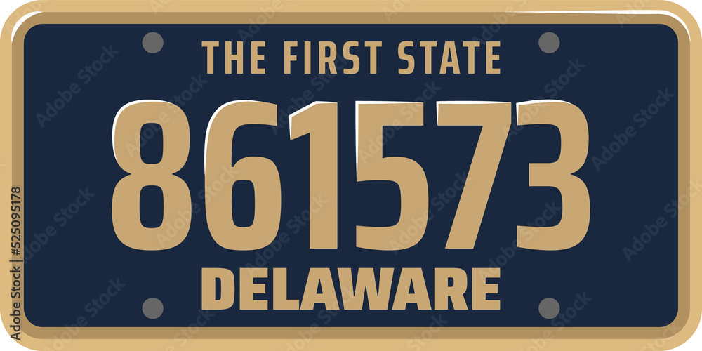 Vehicle registration number plate of American states and city. Vector ...