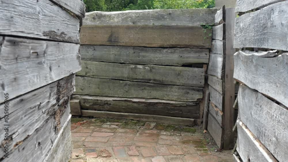 World War II trench reconstruction. High quality 4k footage ...